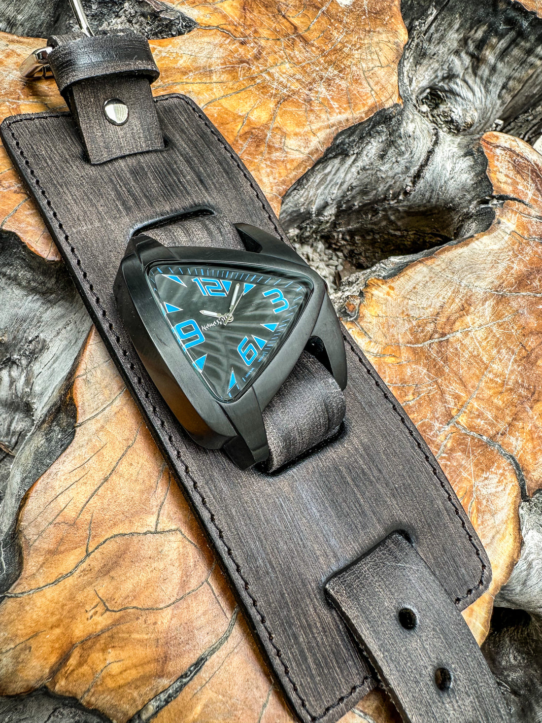 Buy Leather Cuff Band Watches Online | Nemesis Watch