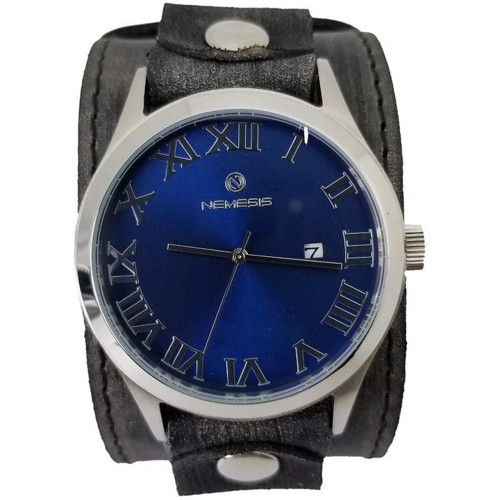 Buy Leather Cuff Band Watches Online | Nemesis Watch