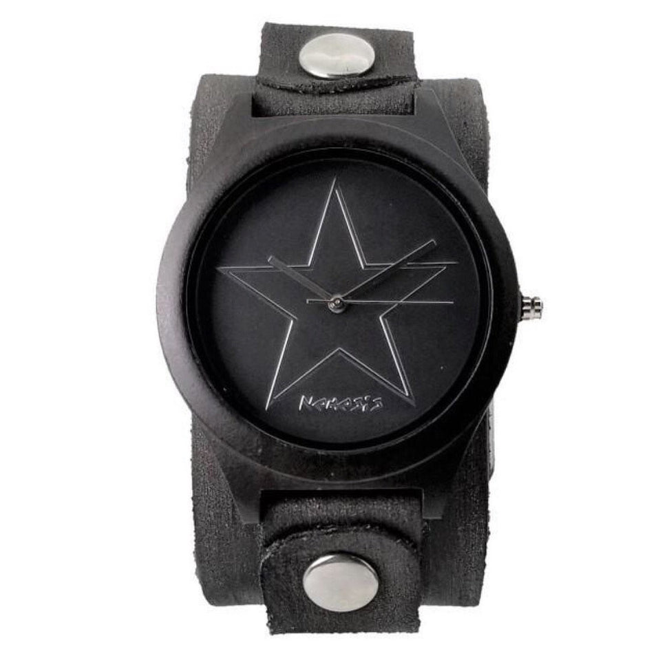 Buy Leather Cuff Band Watches Online | Nemesis Watch