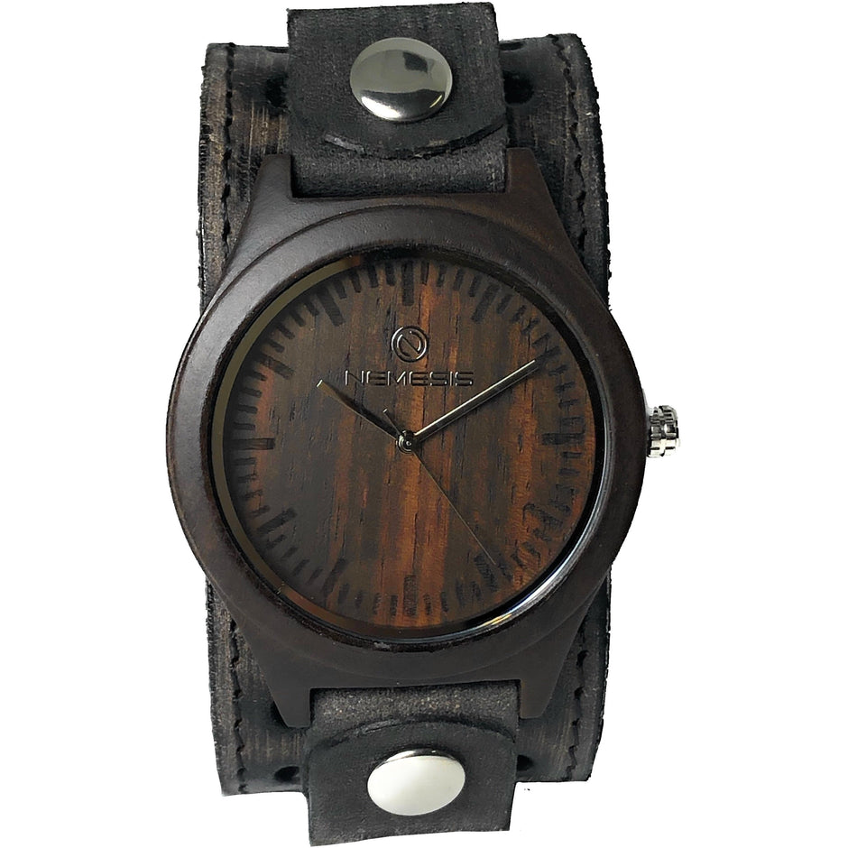 Buy Leather Cuff Band Watches Online | Nemesis Watch